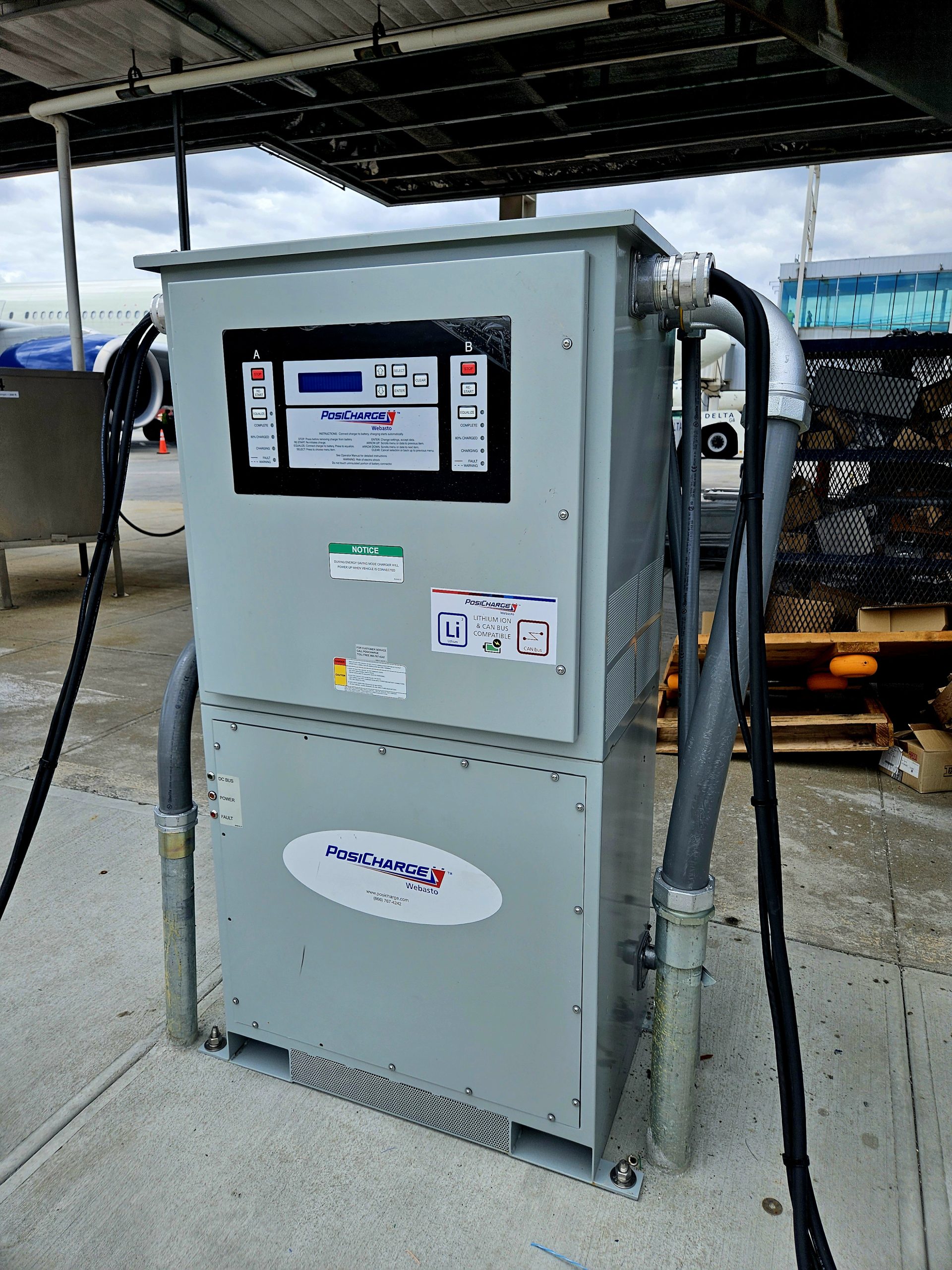 Eight eGSE Chargers Installed at JFK Terminal 4 | PISO EV Charging